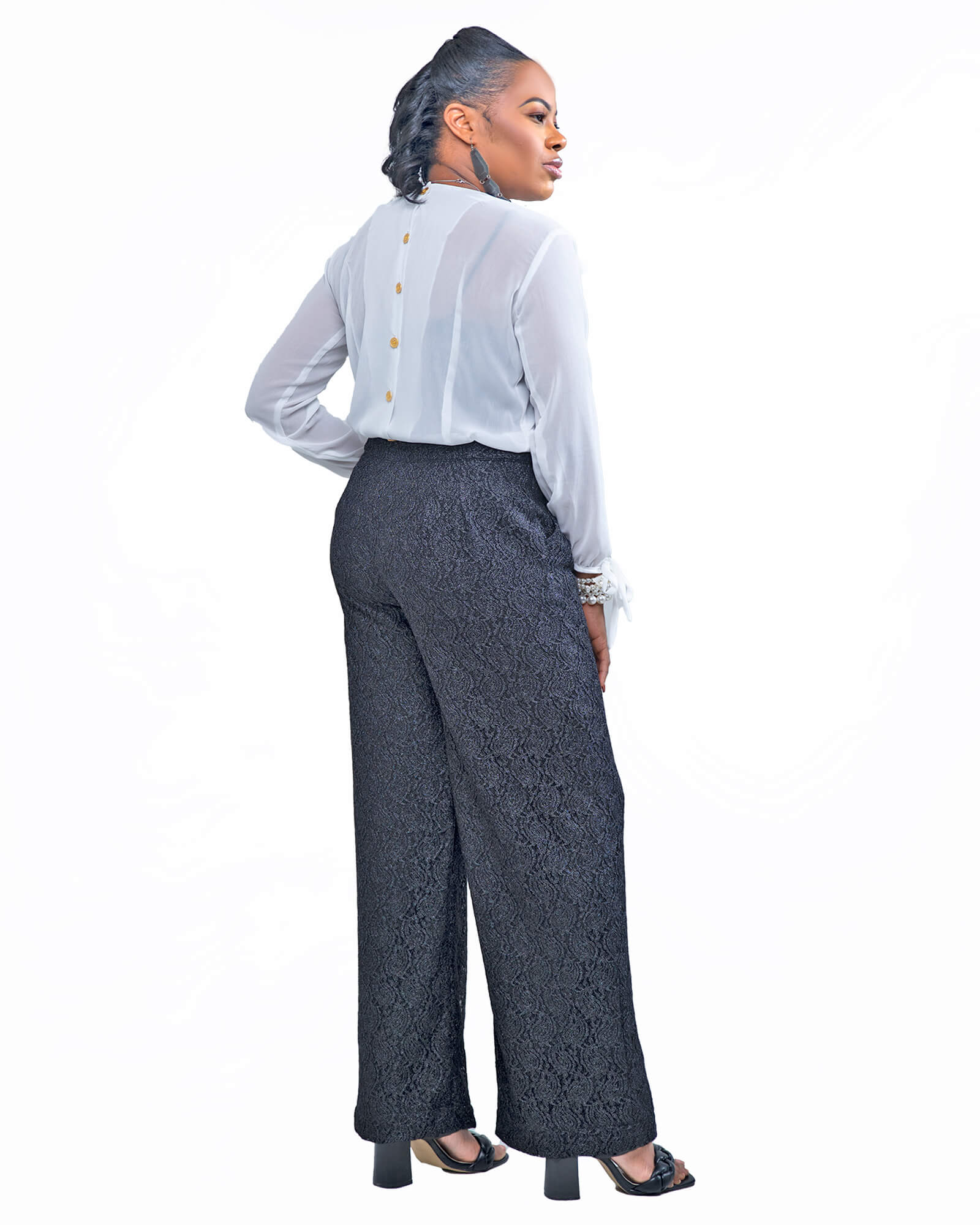 Black “Shine” Pants – Clothed By Sarah